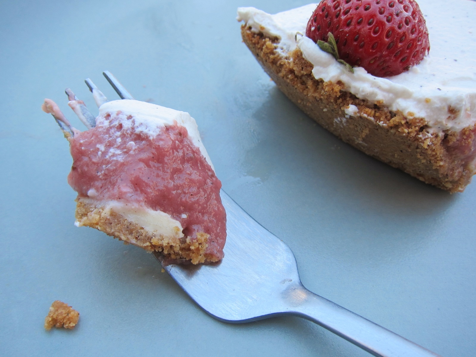 Strawberry Rum Pie Redux — with vanilla bean, custard & cream | butter ...